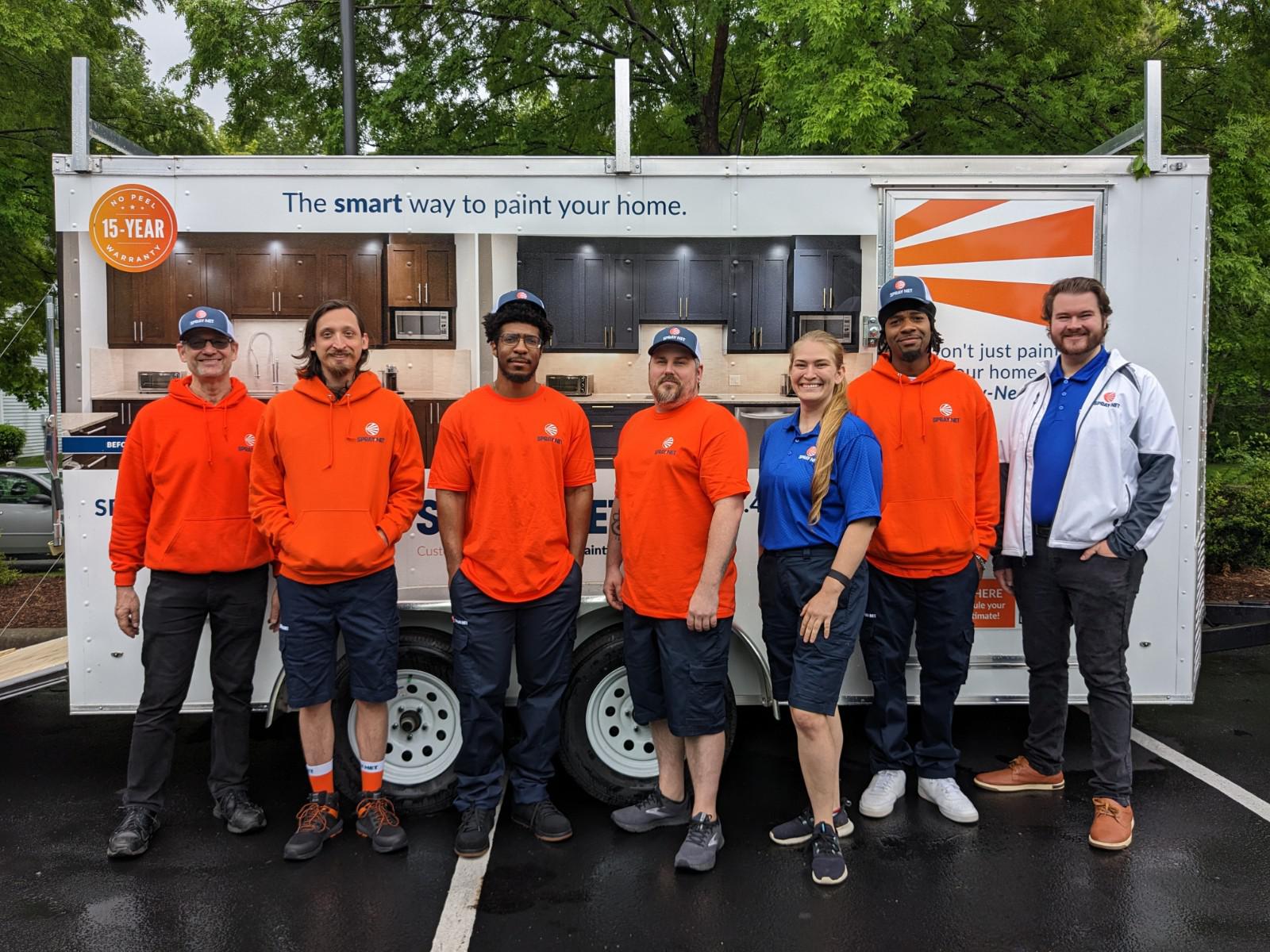 Exterior and kitchen cabinet painting in Durham - Spray-Net Durham